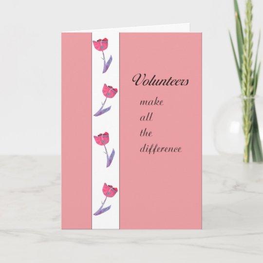 Volunteer Appreciation Card | Zazzle.com