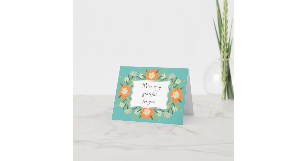 Volunteer Appreciation Card | Zazzle