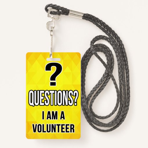 Volunteer Badge | Zazzle