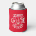 Volunteer Firefighter Can Cooler | Zazzle