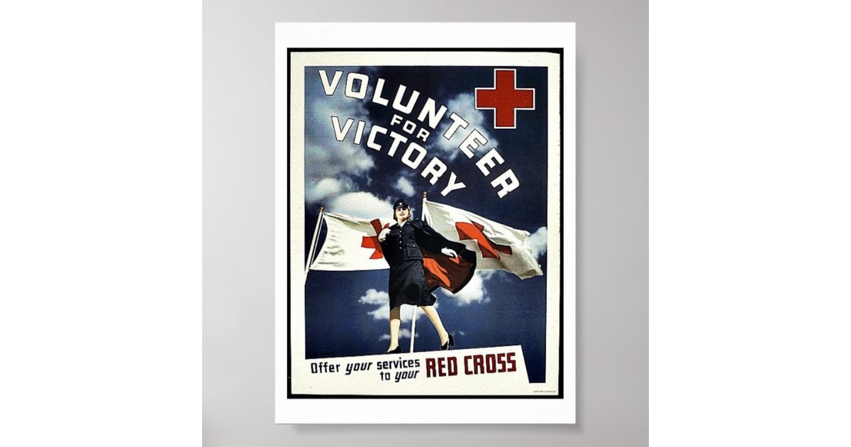 Volunteer For Victory Poster | Zazzle