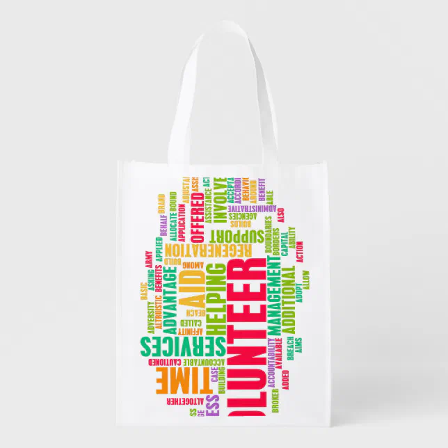 Volunteer Grocery Bag | Zazzle