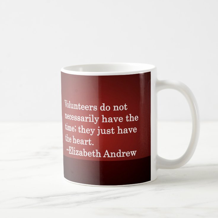 Volunteer Heart Coffee Mug | Zazzle