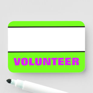 Volunteer Badges | Zazzle