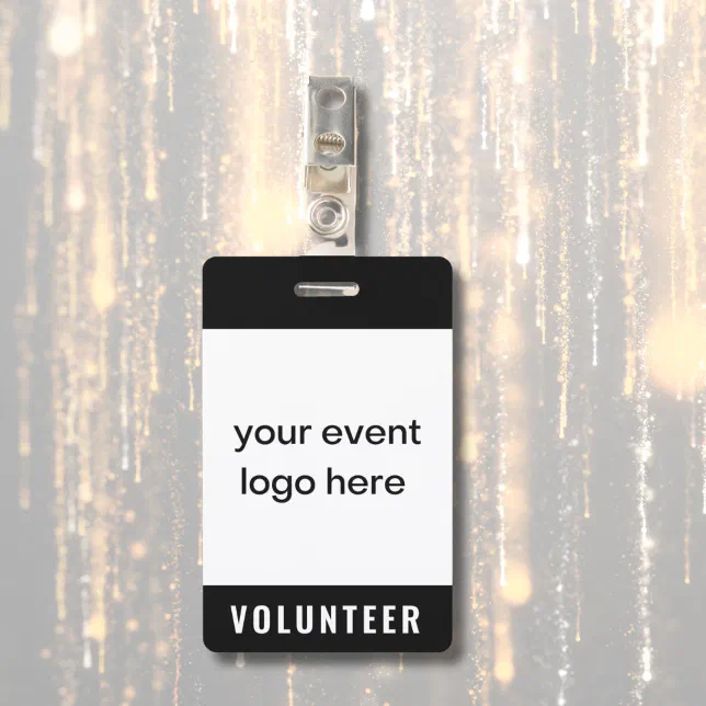 Volunteer Staff Event Badge | Zazzle