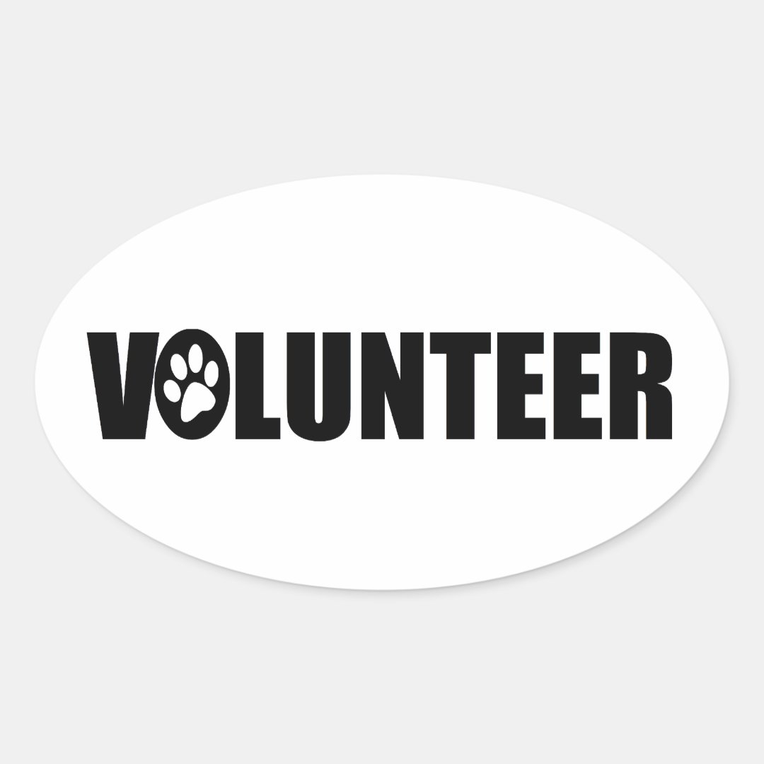 Volunteer Sticker | Zazzle