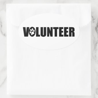 Volunteer Sticker | Zazzle