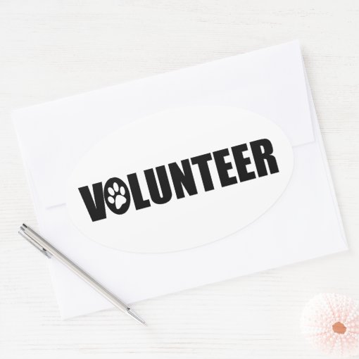 Volunteer Sticker | Zazzle