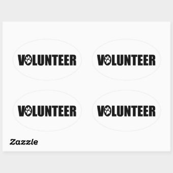 Volunteer Sticker | Zazzle