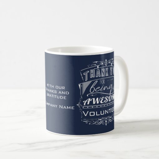 Volunteer Thank You Appreciation Coffee Mug | Zazzle