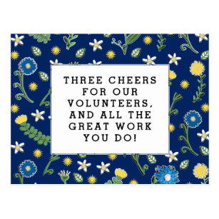 Volunteer Appreciation Cards | Zazzle