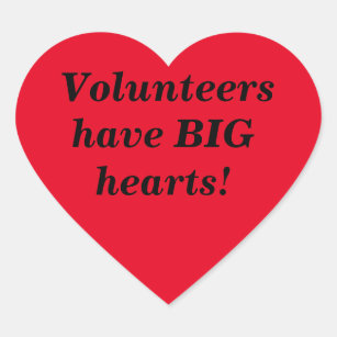 Volunteer Appreciation Stickers | Zazzle
