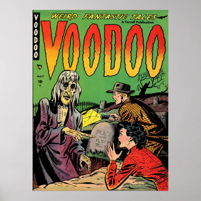 VOODOO Comics Comic Book Poster | Zazzle