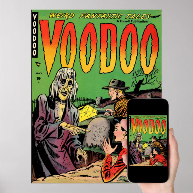 VOODOO Comics Comic Book Poster | Zazzle