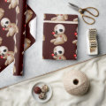 Voodoo Doll Cartoon in Love Wrapping paper | Zazzle
