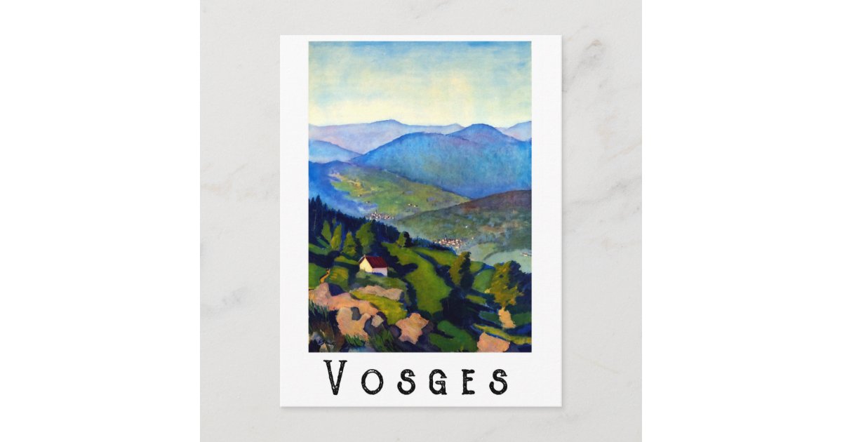 Vosges Mountains, France Postcard | Zazzle