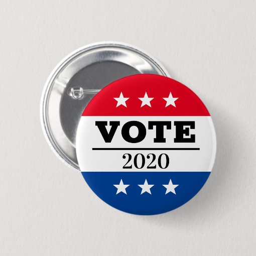 VOTE 2020 Election Pin | Zazzle