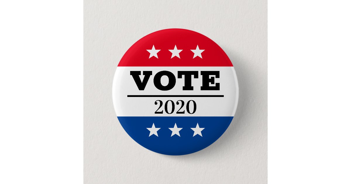 VOTE 2020 Election Pin | Zazzle