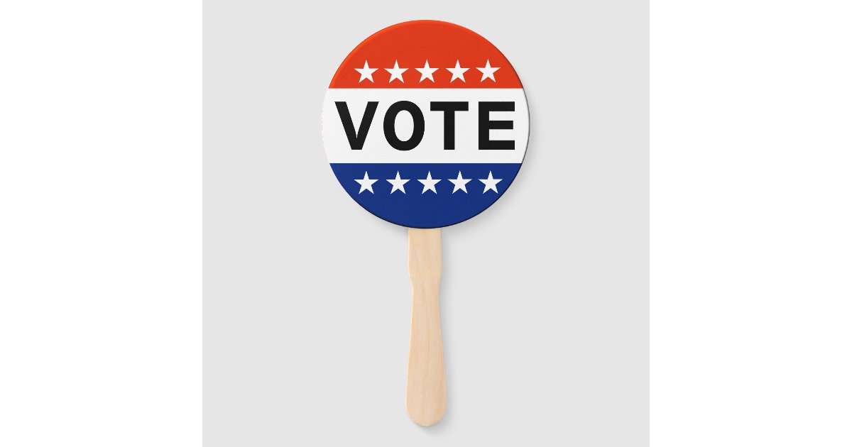 Vote 2020 Presidential Election Hand Fan | Zazzle