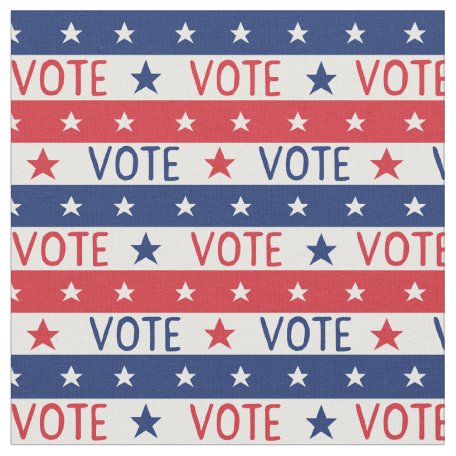 Go Vote Y'all voter pattern Fabric | Zazzle