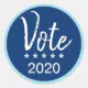 Vote 2024 Election Five Stars Non-Partisan Classic Round Sticker | Zazzle
