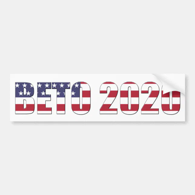 Vote Beto O'rourke President 2020 USA Election Bumper Sticker | Zazzle