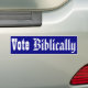 Vote Biblically Bumper Sticker | Zazzle