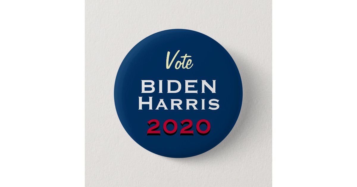 Vote BIDEN HARRIS 2020 Campaign Button | Zazzle