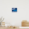 Vote Blue No Matter Who Democratic Party Poster | Zazzle