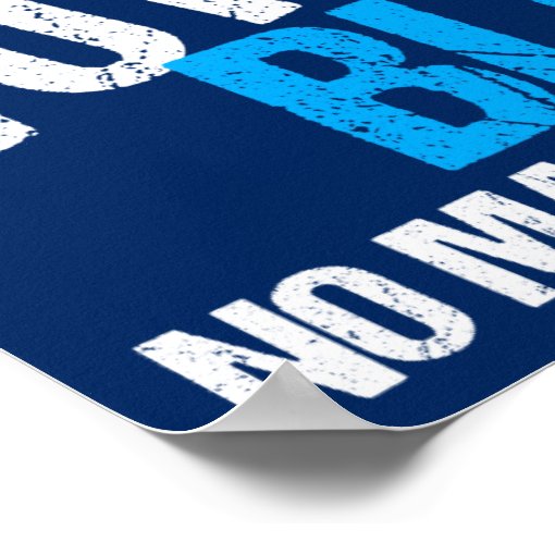 Vote Blue No Matter Who Democratic Party Poster | Zazzle