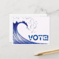 VOTE Blue Wave 2018! Postcard | Zazzle