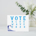 Vote Blue Wave 2020! Postcard | Zazzle