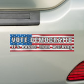 Vote Democratic Anti Obama Bumpersticker Bumper Sticker | Zazzle