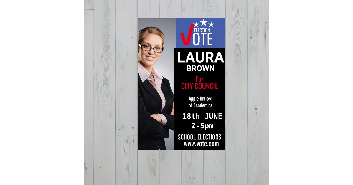 Vote election campaign template flyer | Zazzle
