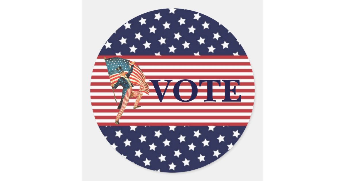 Vote Election Sticker | Zazzle