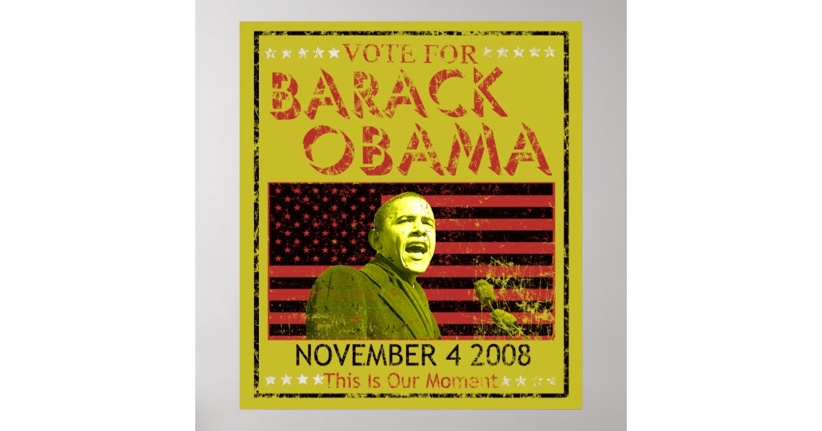 Vote for Barack Obama Posters | Zazzle