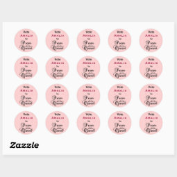 Vote for Prom Queen Classic Round Sticker | Zazzle