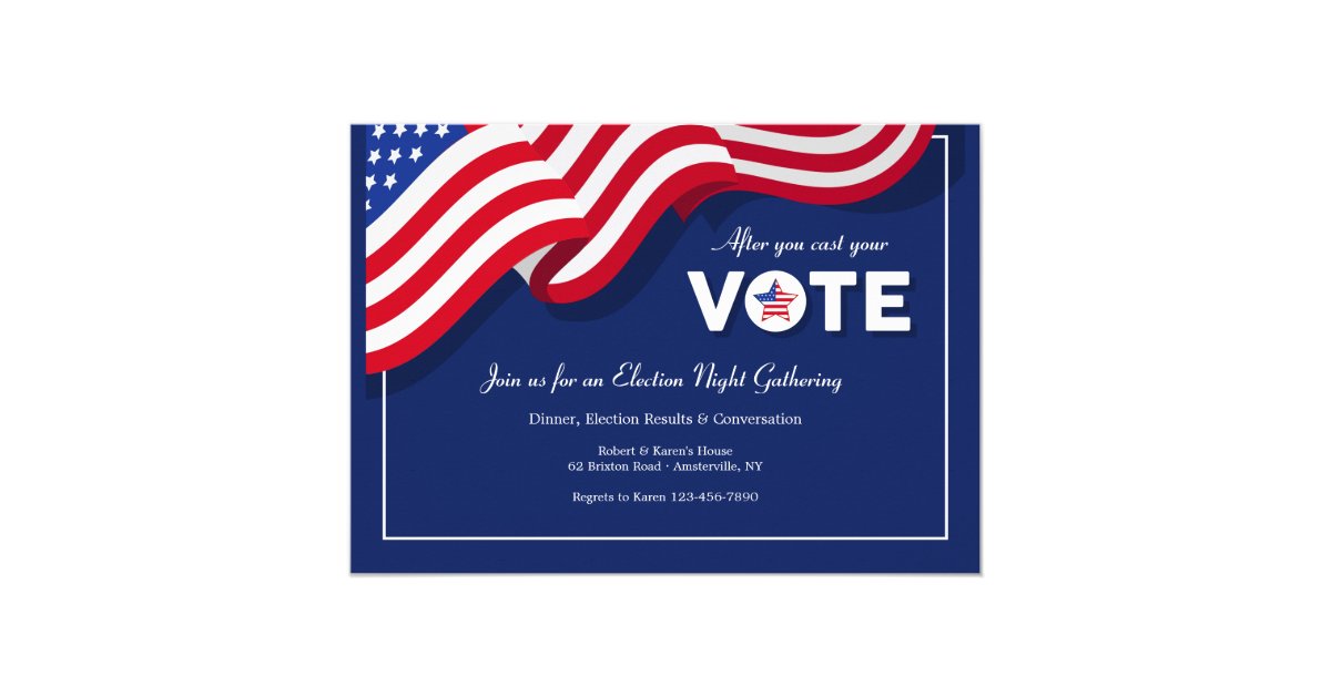 Vote Invitation | Zazzle.com