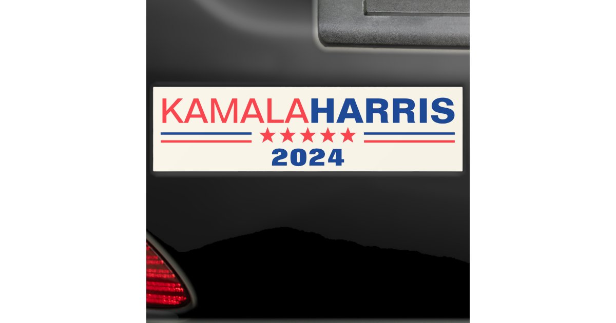 Vote Kamala Harris 2024 Campaign Bumper Sticker | Zazzle