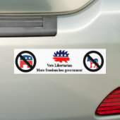 Vote Libertarian Bumper Sticker | Zazzle