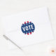 Vote political election stars and stripes classic round sticker | Zazzle