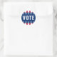 Vote political election stars and stripes classic round sticker | Zazzle