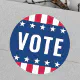 Vote political election stars and stripes classic round sticker | Zazzle