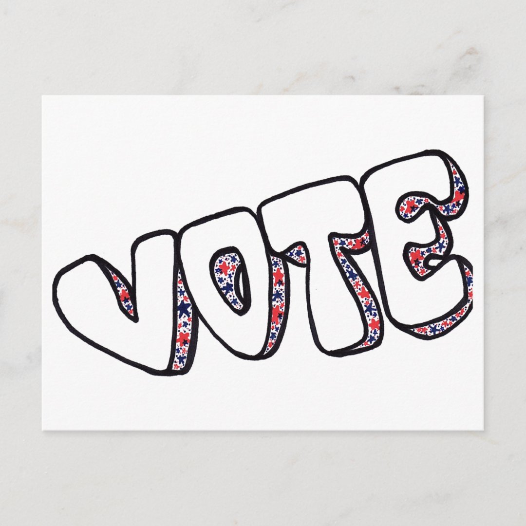 VOTE! POSTCARD | Zazzle