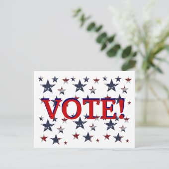 vOTE! Postcard | Zazzle