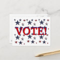 vOTE! Postcard | Zazzle