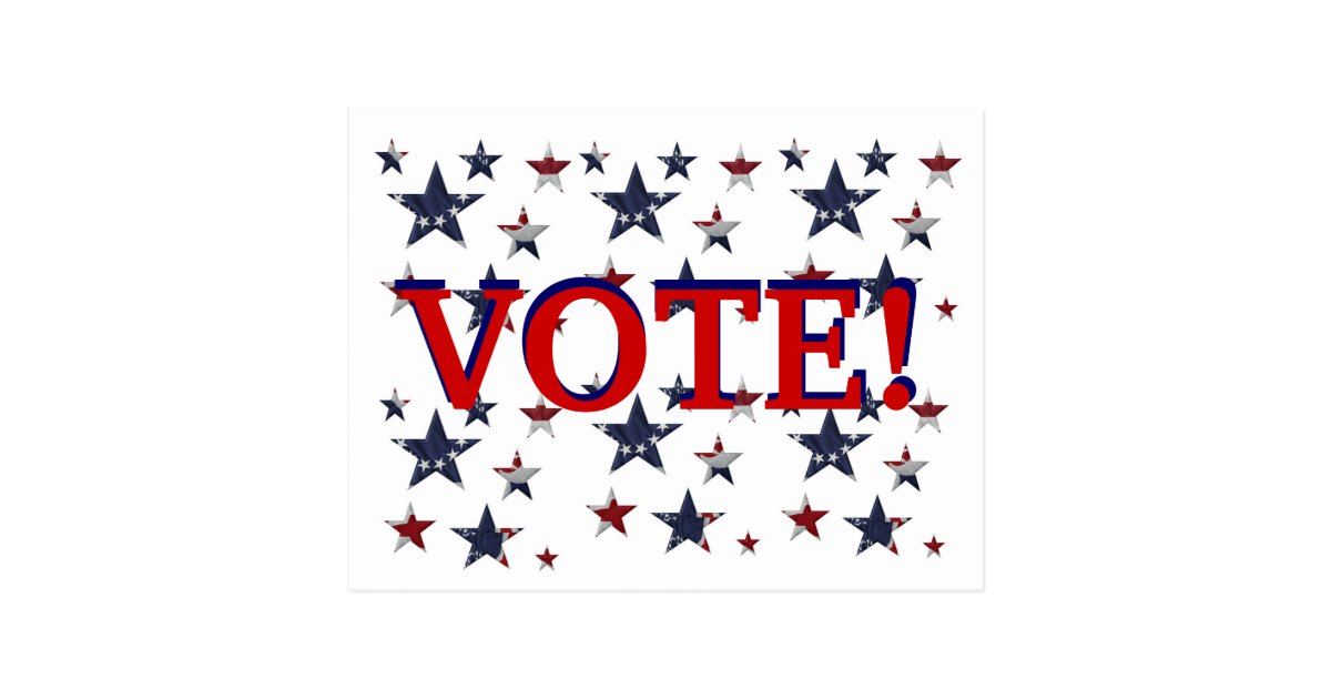 vOTE! Postcard | Zazzle.com