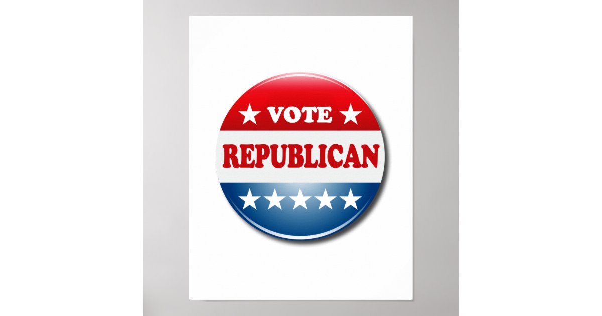VOTE REPUBLICAN POSTER | Zazzle