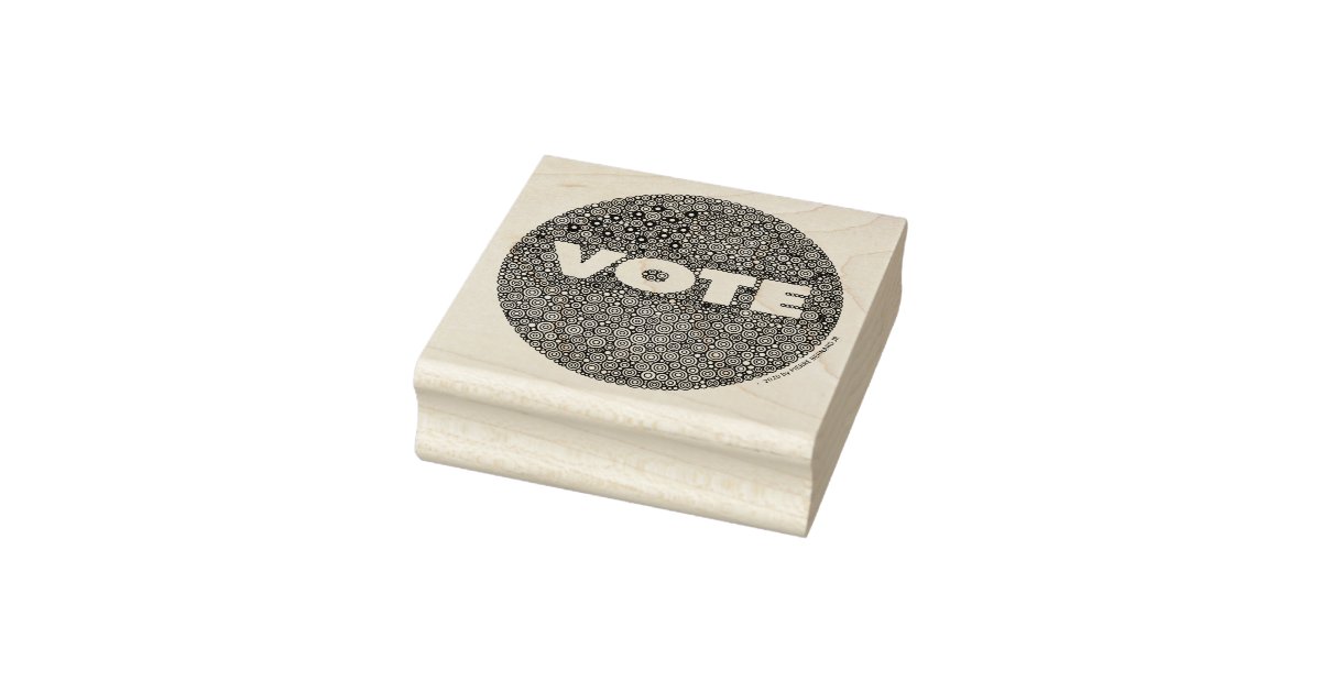VOTE Rubber Stamp | Zazzle