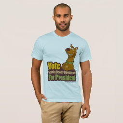 Vote Scooby Dooby Doo for President T-Shirt | Zazzle
